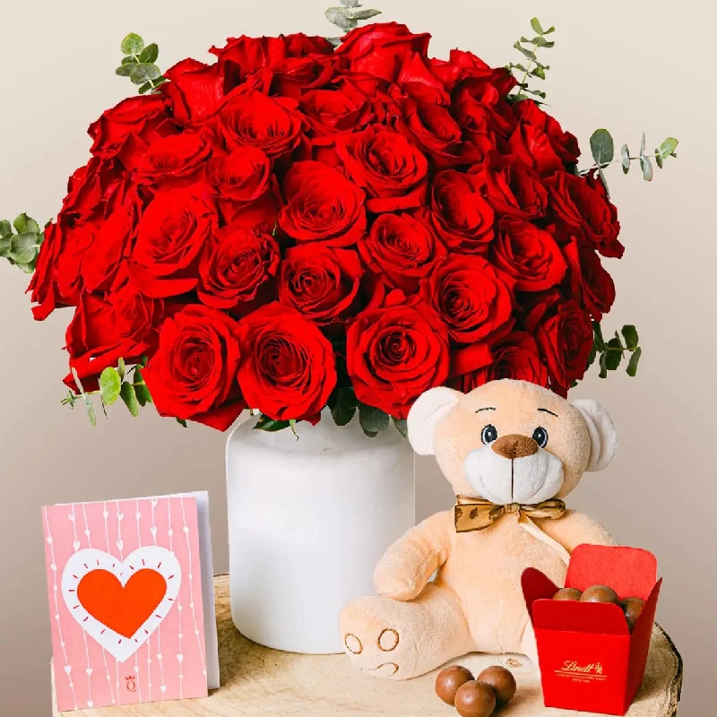 Floraqueen Amour Éternel 40 Roses Rouges ~ L'Atelier festif : La ...